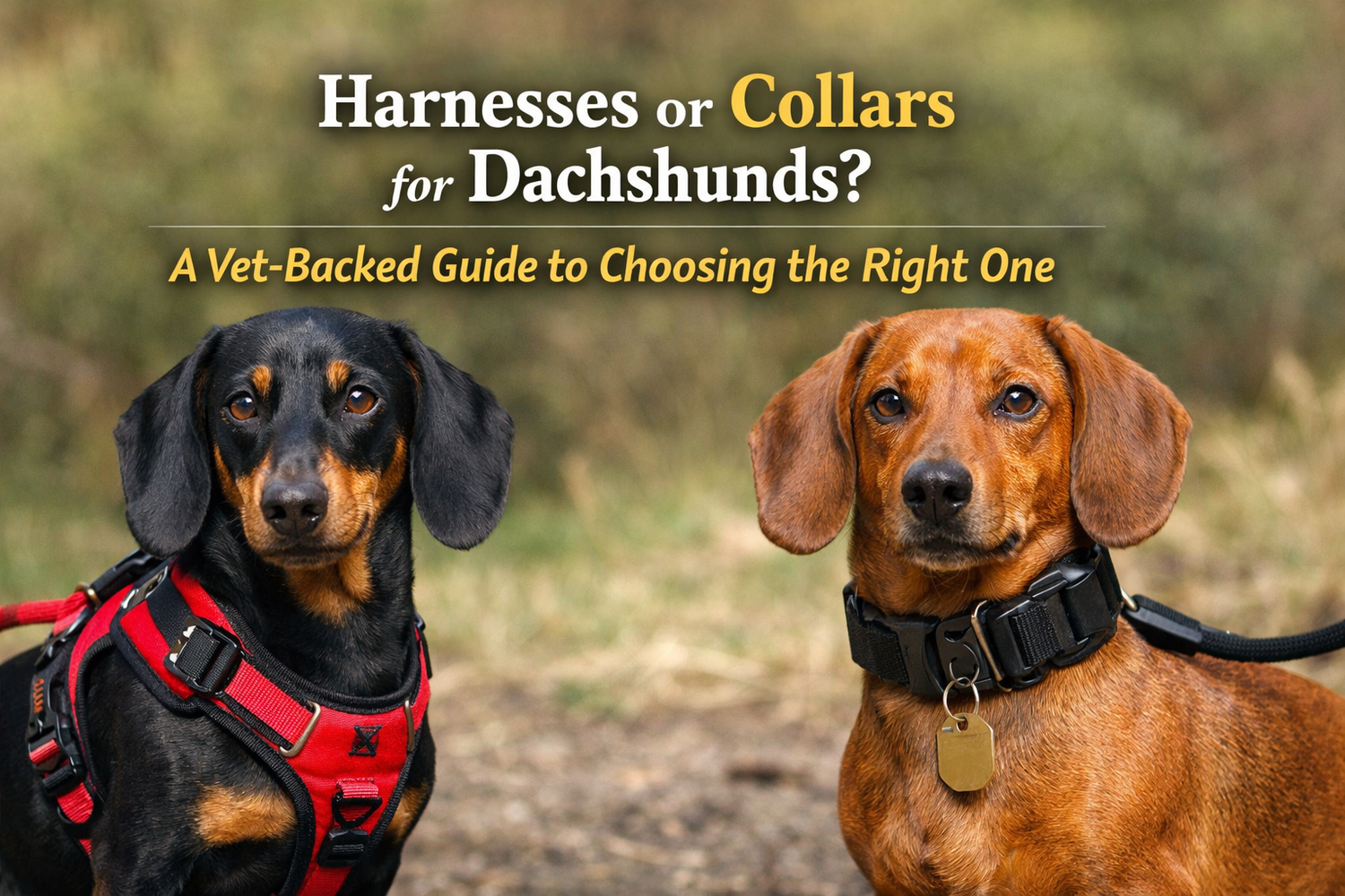 Harnesses or Collars for Dachshunds? A Vet-Backed Guide to Choosing th ...