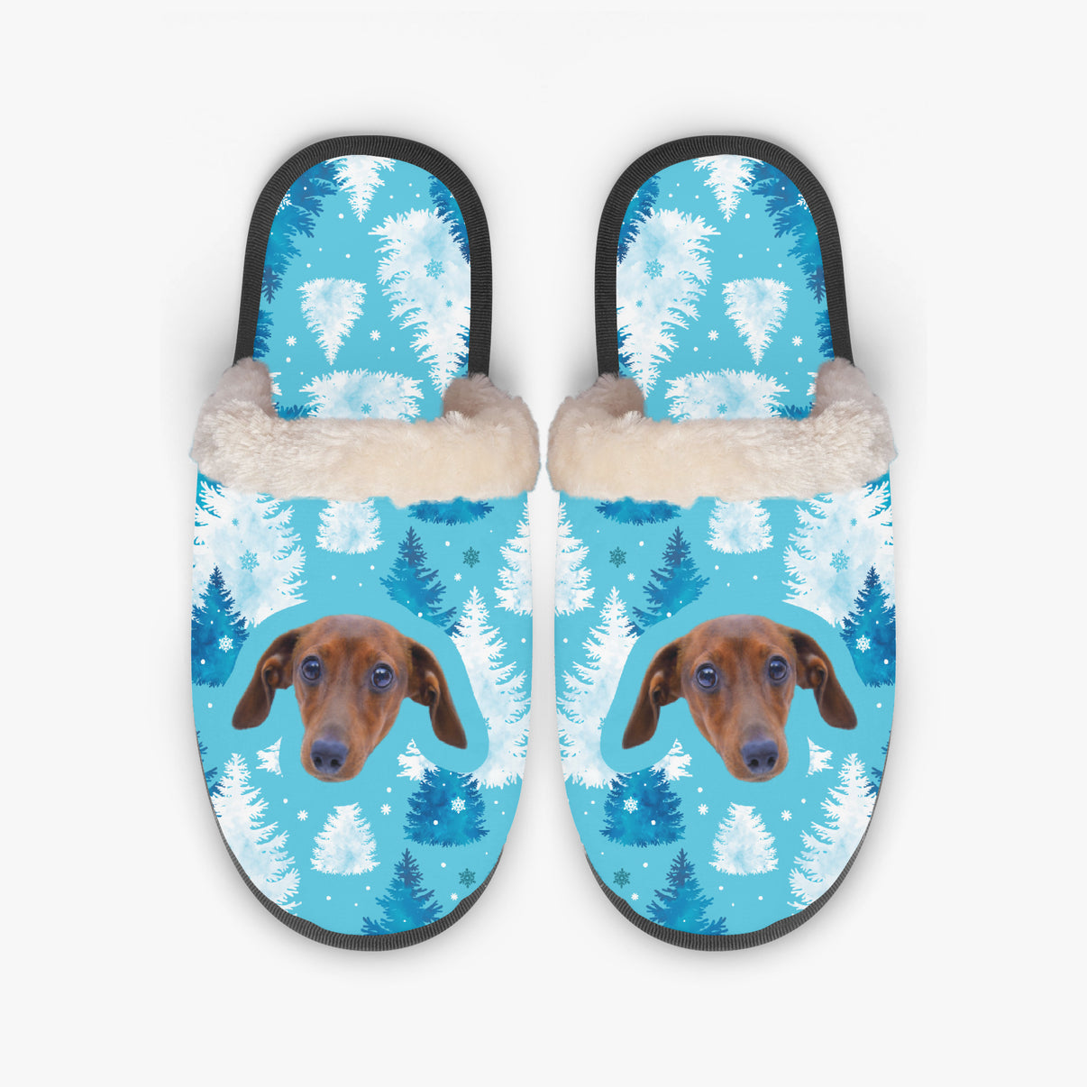 Churro - Personalized Cozy Winter Slippers – Dachshund Shop