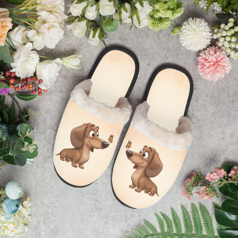 Bingo - cozy winter slippers – Dachshund Shop