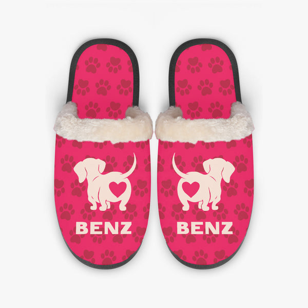 Sprout - Personalized Cozy Winter Slippers – Dachshund Shop