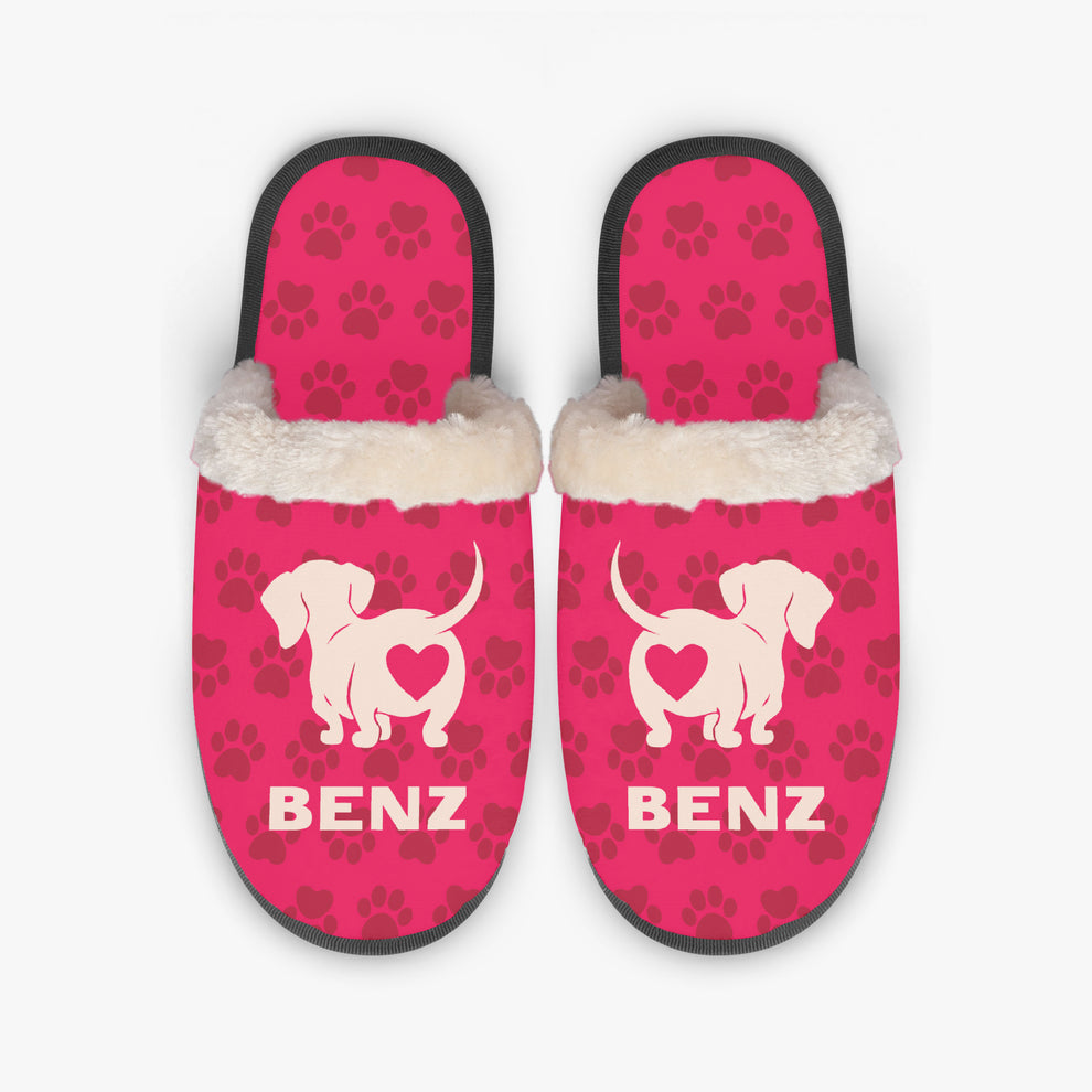 Sprout - Personalized Cozy Winter Slippers – Dachshund Shop