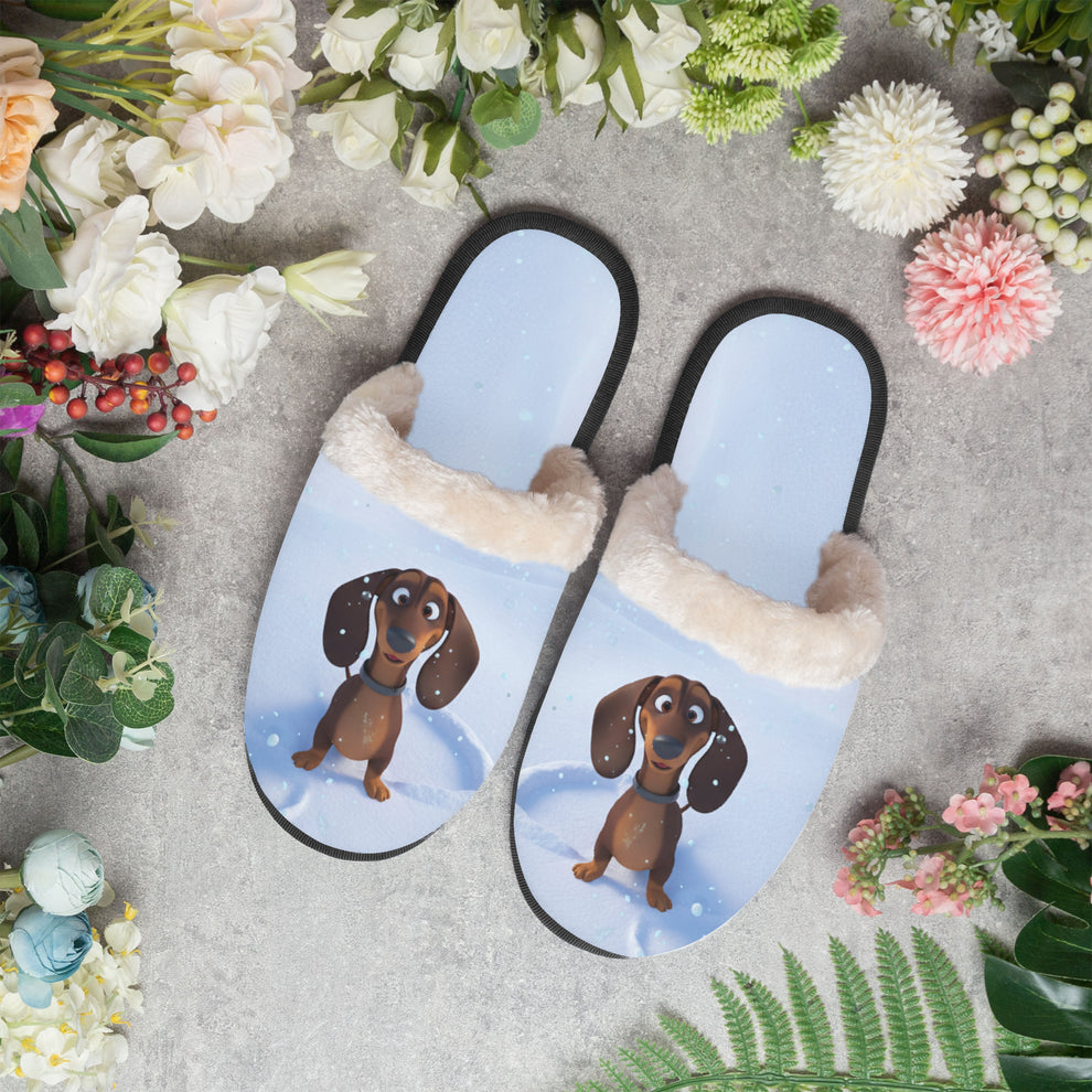 Benz - cozy winter slippers – Dachshund Shop