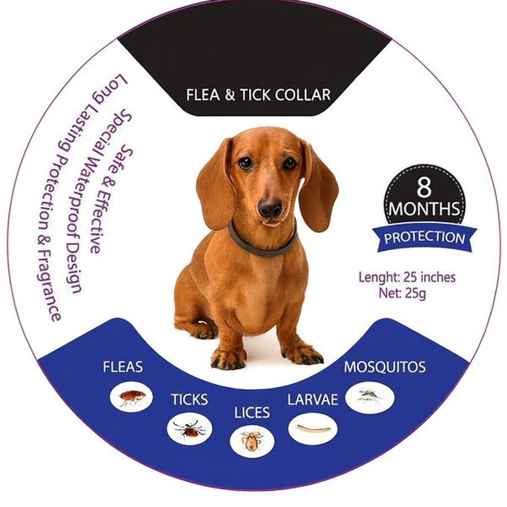 DEFEAX™ Dachshund Collar - Waterproof Pro Guard Flea Tick Collar ...