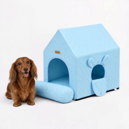 HouPup Dachshund Tent House – Warm Semi-Enclosed Dog Tent – Dachshund Shop