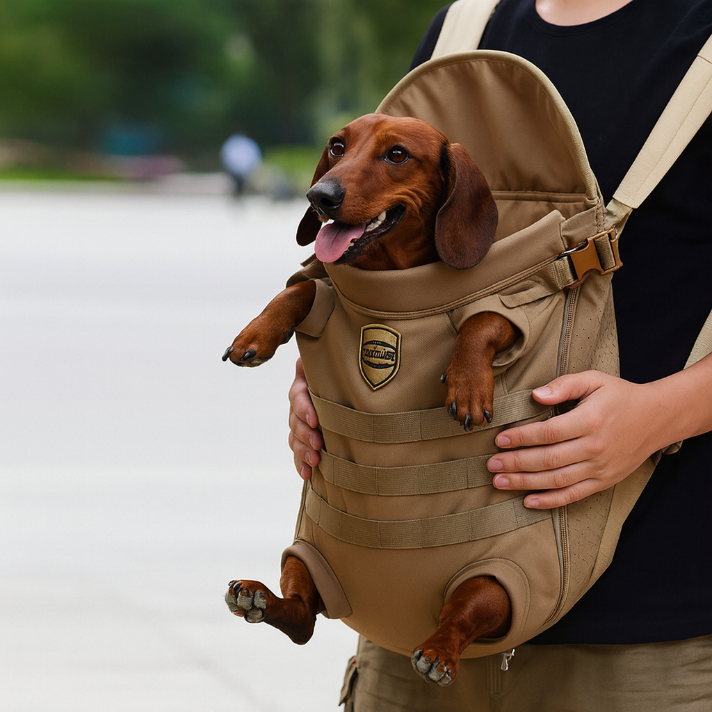 PawPatrol Dachshund Tactical Carrier – Breathable Military-Style Chest ...