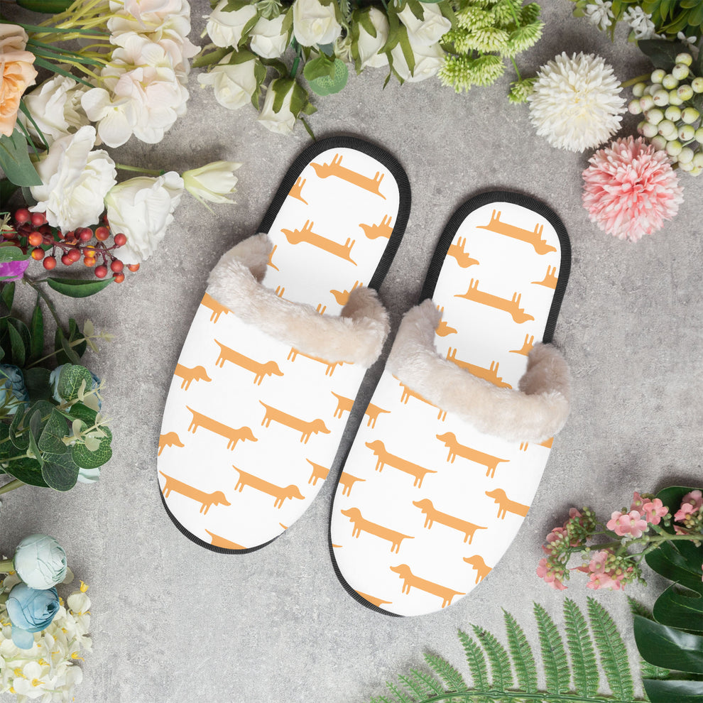 Flora - cozy winter slippers – Dachshund Shop